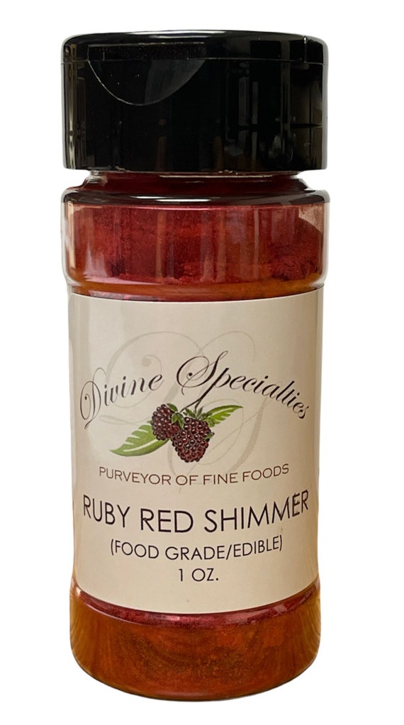 Edible Ruby Red Shimmer 1 Oz | Etsy
