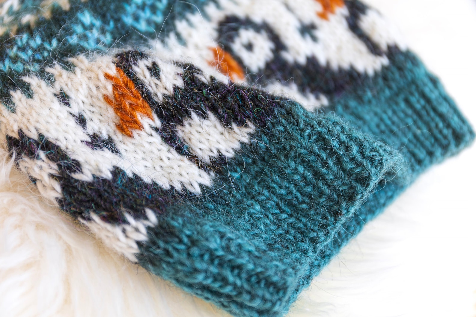 Puffin Hat Knitting Pattern PDF — Icelandic Bird Beanie Design for ...