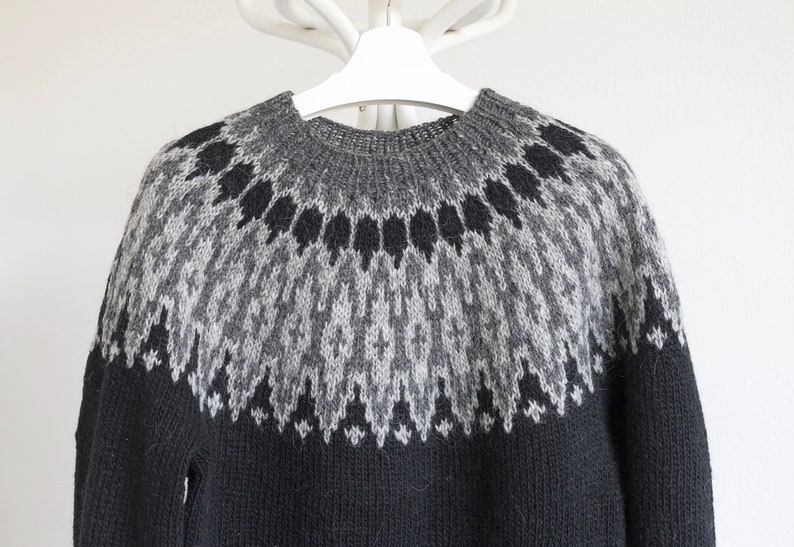 Odin Icelandic Lopapeysa Sweater Knitting Pattern PDF — Traditional ...