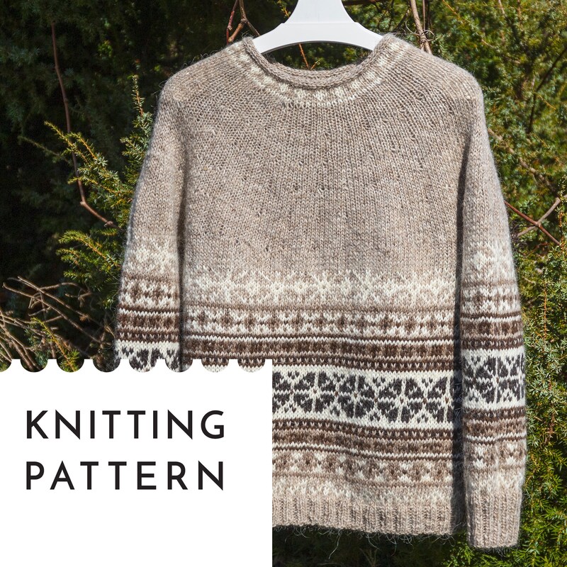 Icelandic Sweater Pattern - Etsy