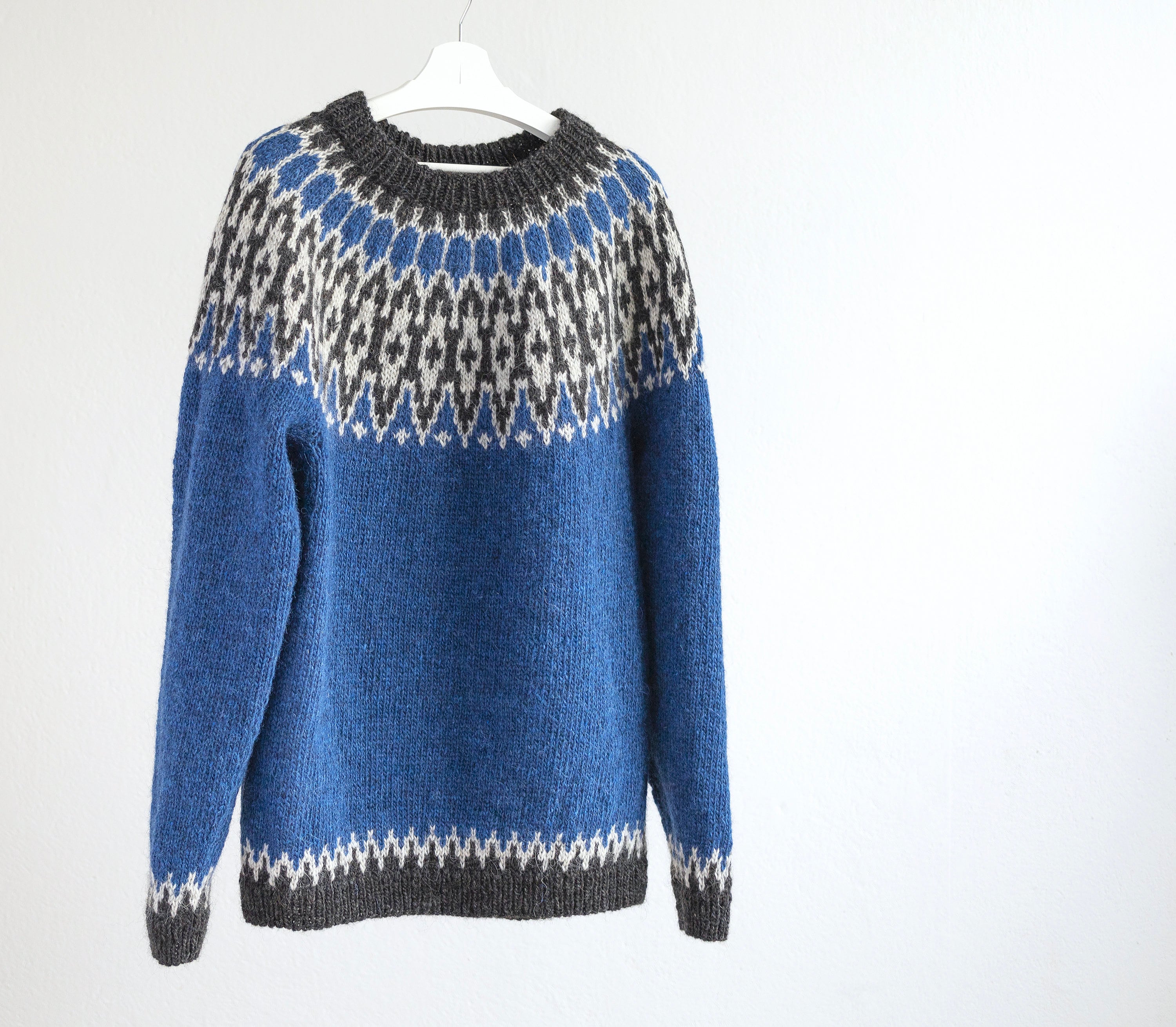 Odin Icelandic Lopapeysa Sweater Knitting Pattern PDF — Traditional ...