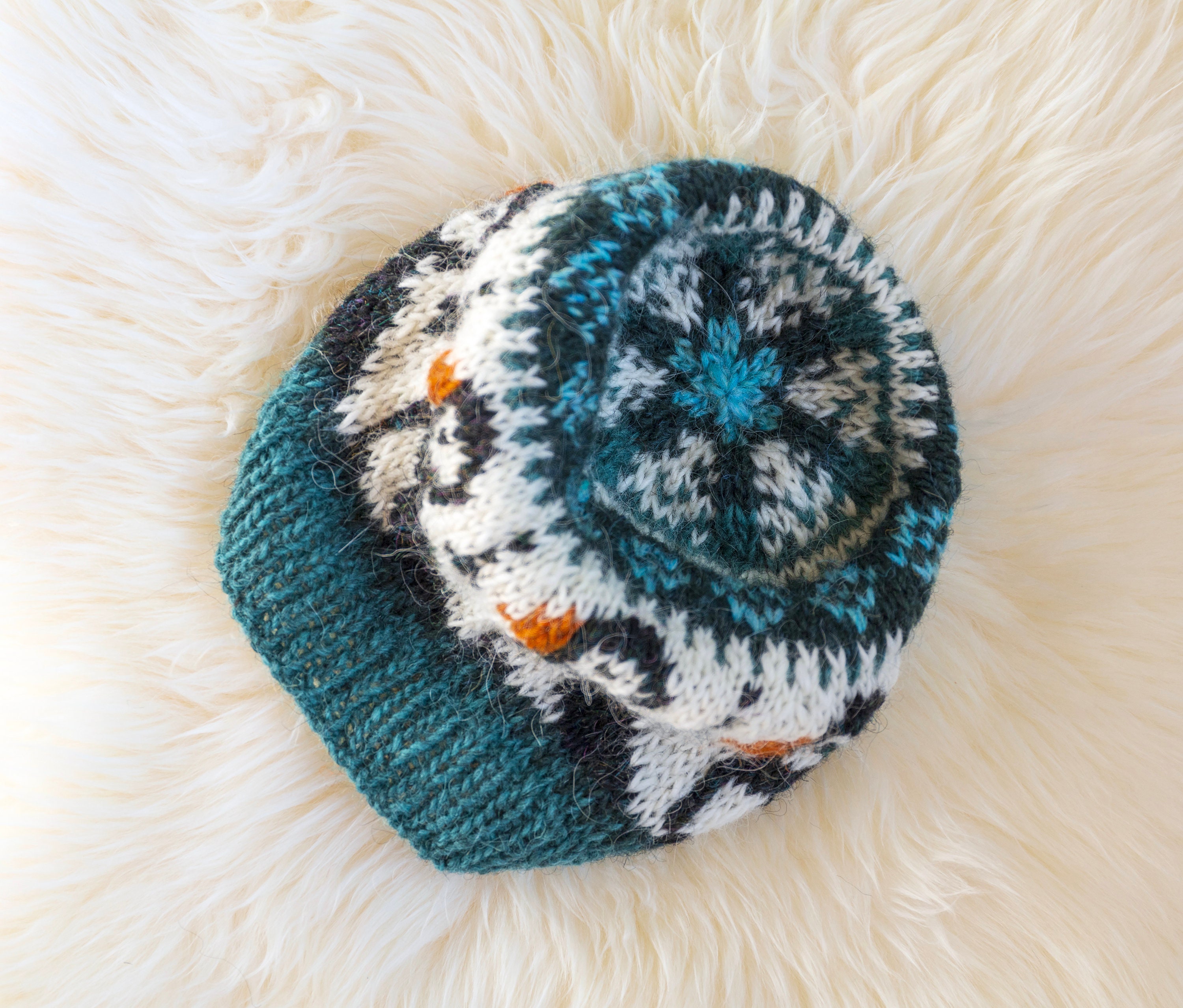 Puffin Hat Knitting Pattern PDF — Icelandic Bird Beanie Design for ...