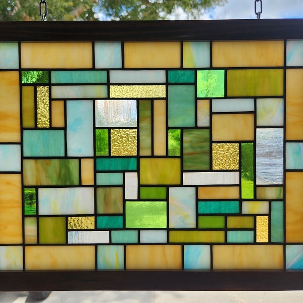 Stained Glass Window Panel - Etsy