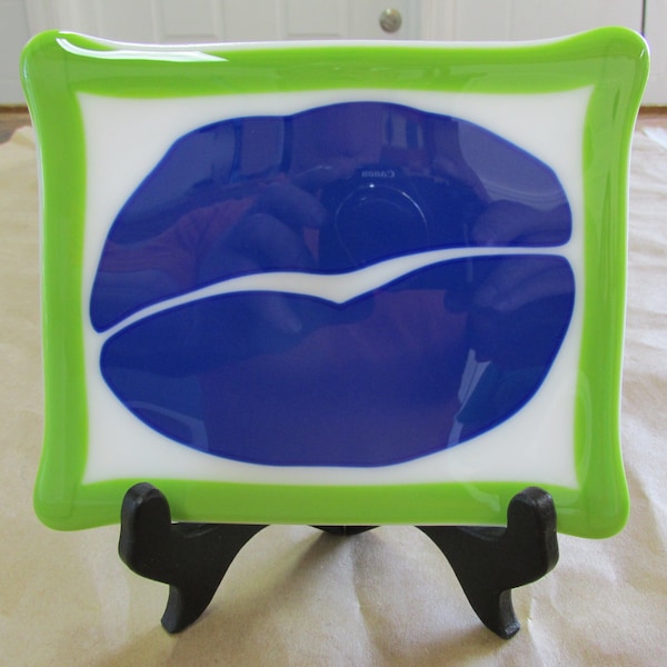 Lips Stained Glass Pattern - Etsy