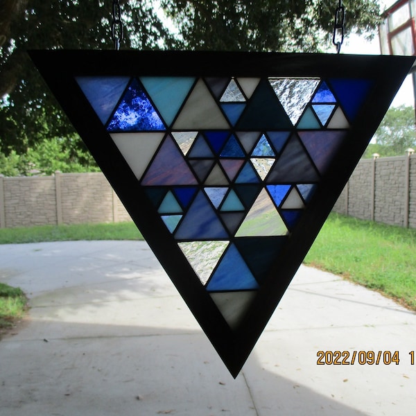 Triangle Glass Panel - Etsy