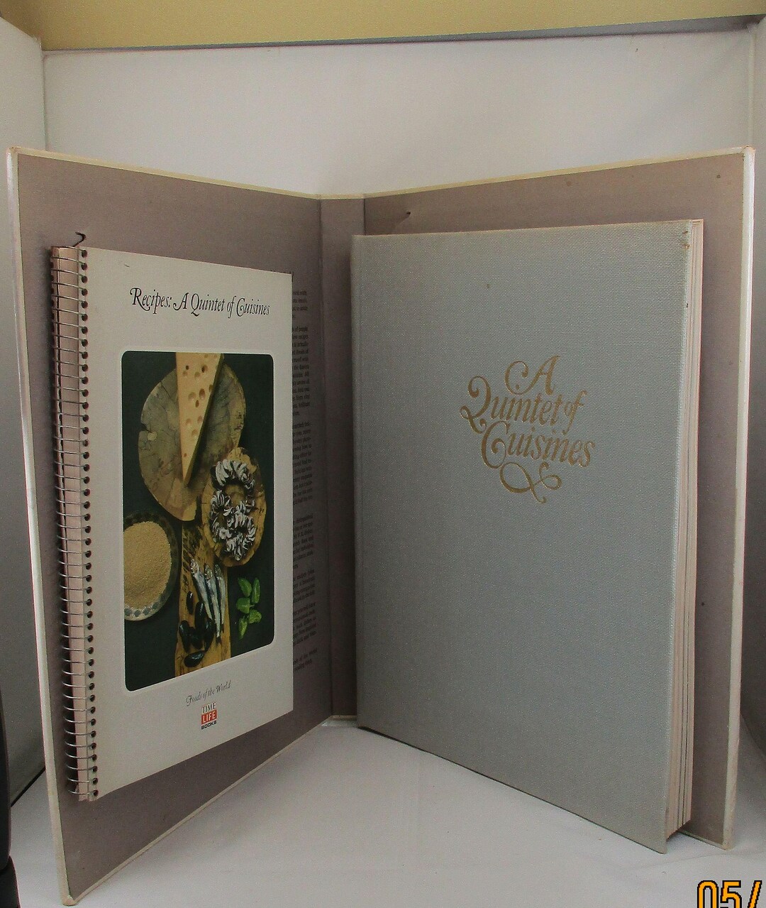 A Quintet of Cuisines a Rare Cloth Version of a Time Life Cookbook Set ...