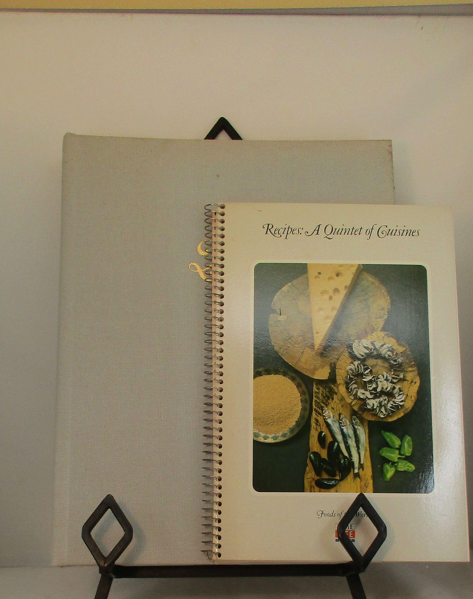 A Quintet of Cuisines a Rare Cloth Version of a Time Life Cookbook Set ...