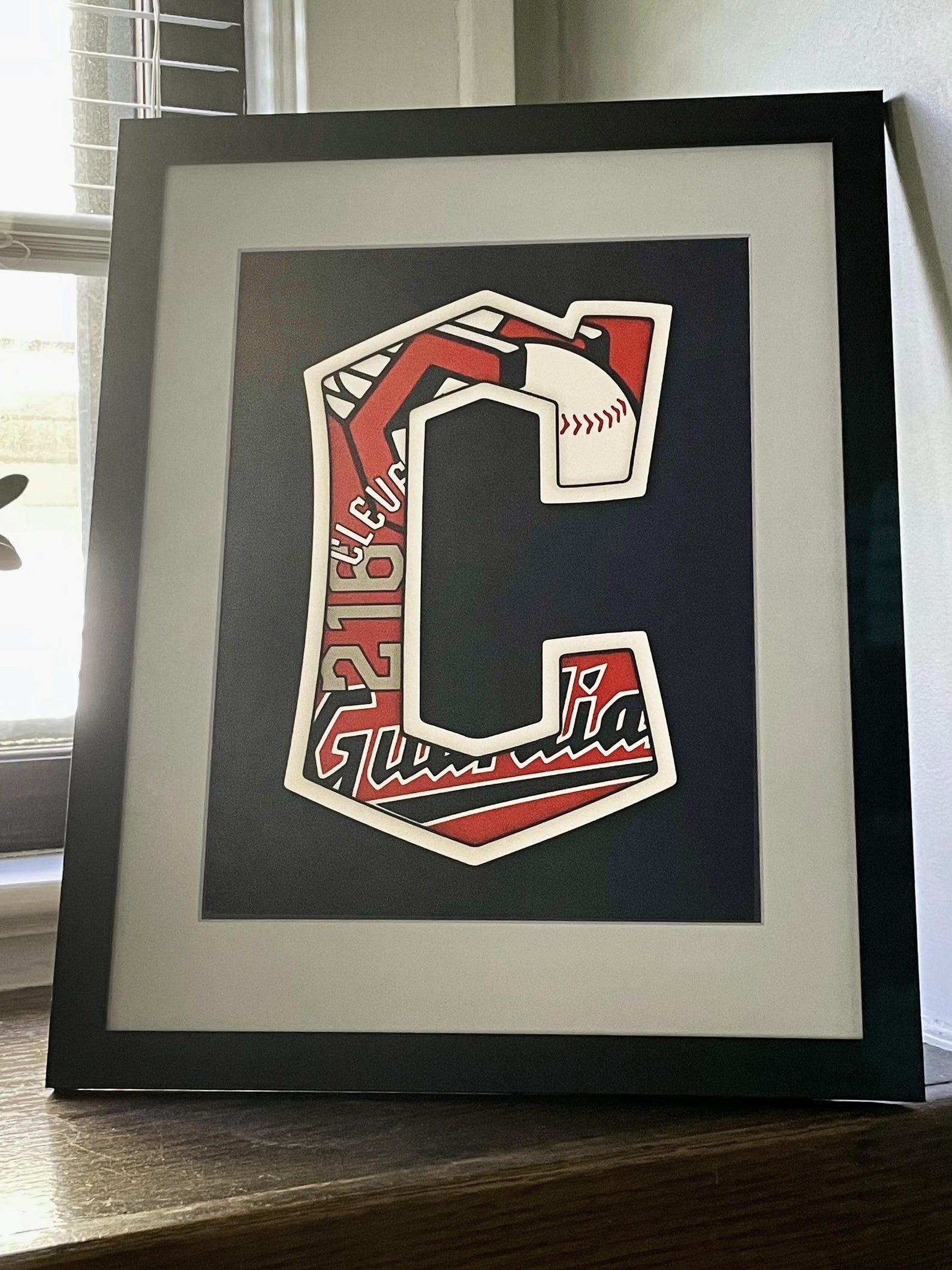 Cleveland Guardians' Collage (framed) - Etsy