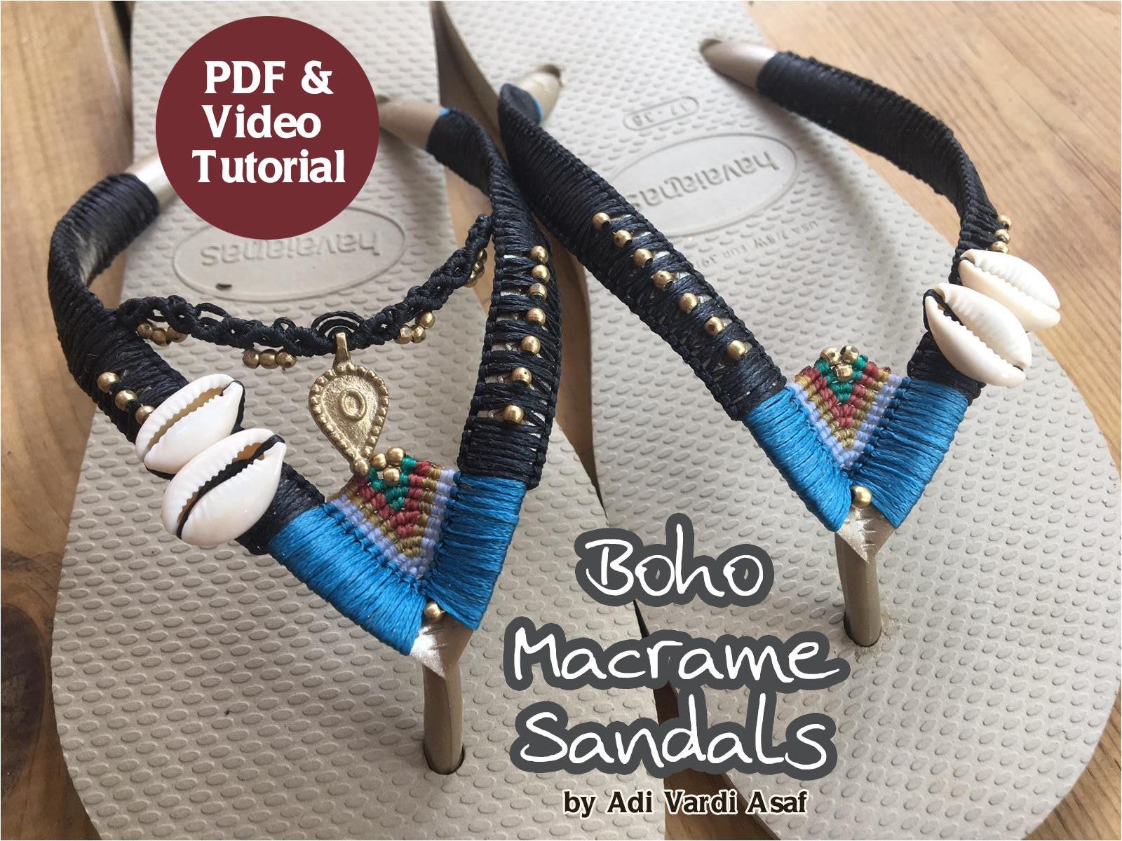 Micro Macrame Tutorial Video How to Make Micro Macrame Pattern Boho ...