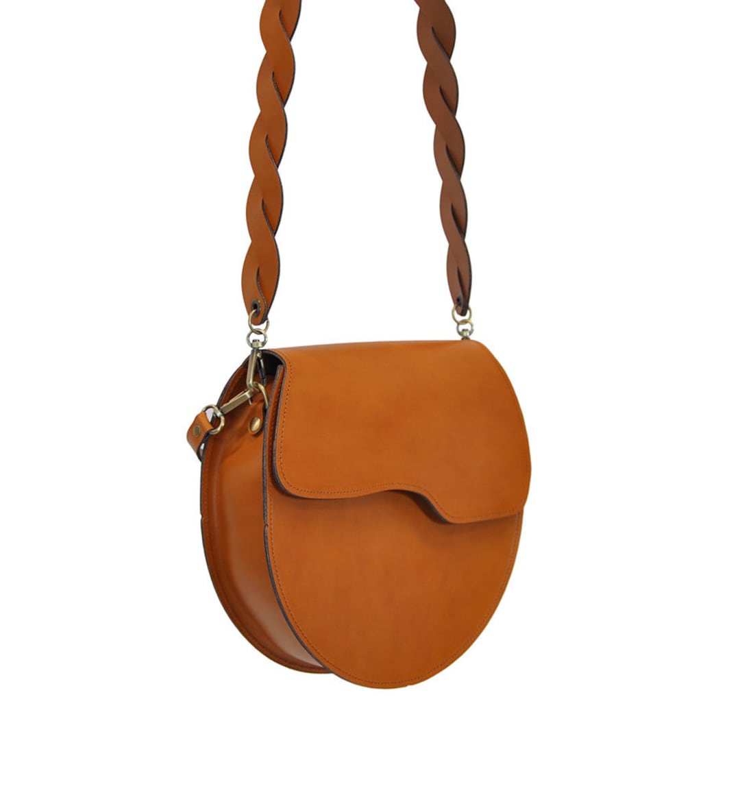 Tan Brown Leather Crossbody Bag: Handmade Greek Designer Purse - Etsy