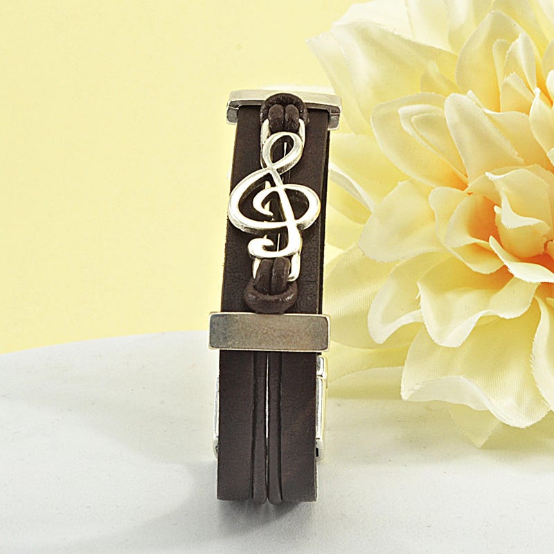 Music Note Bracelet - Etsy