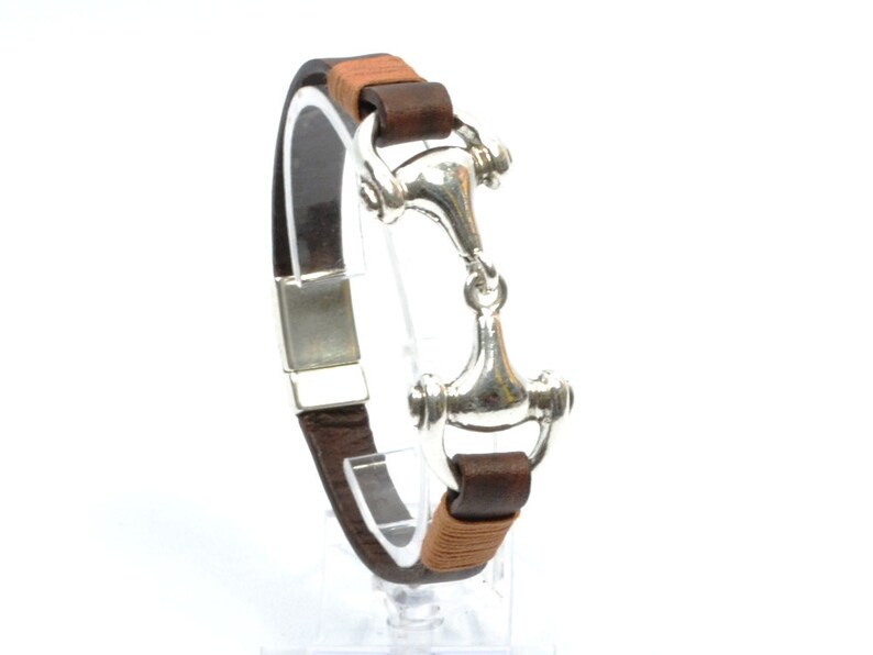 Snaffle bit couples bracelets horse bit bracelet men women | Etsy