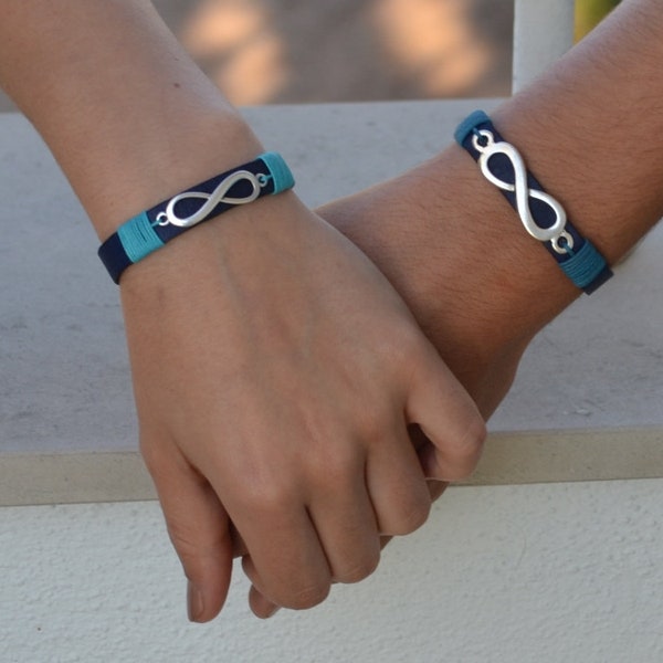 Infinity Couples Bracelet Etsy