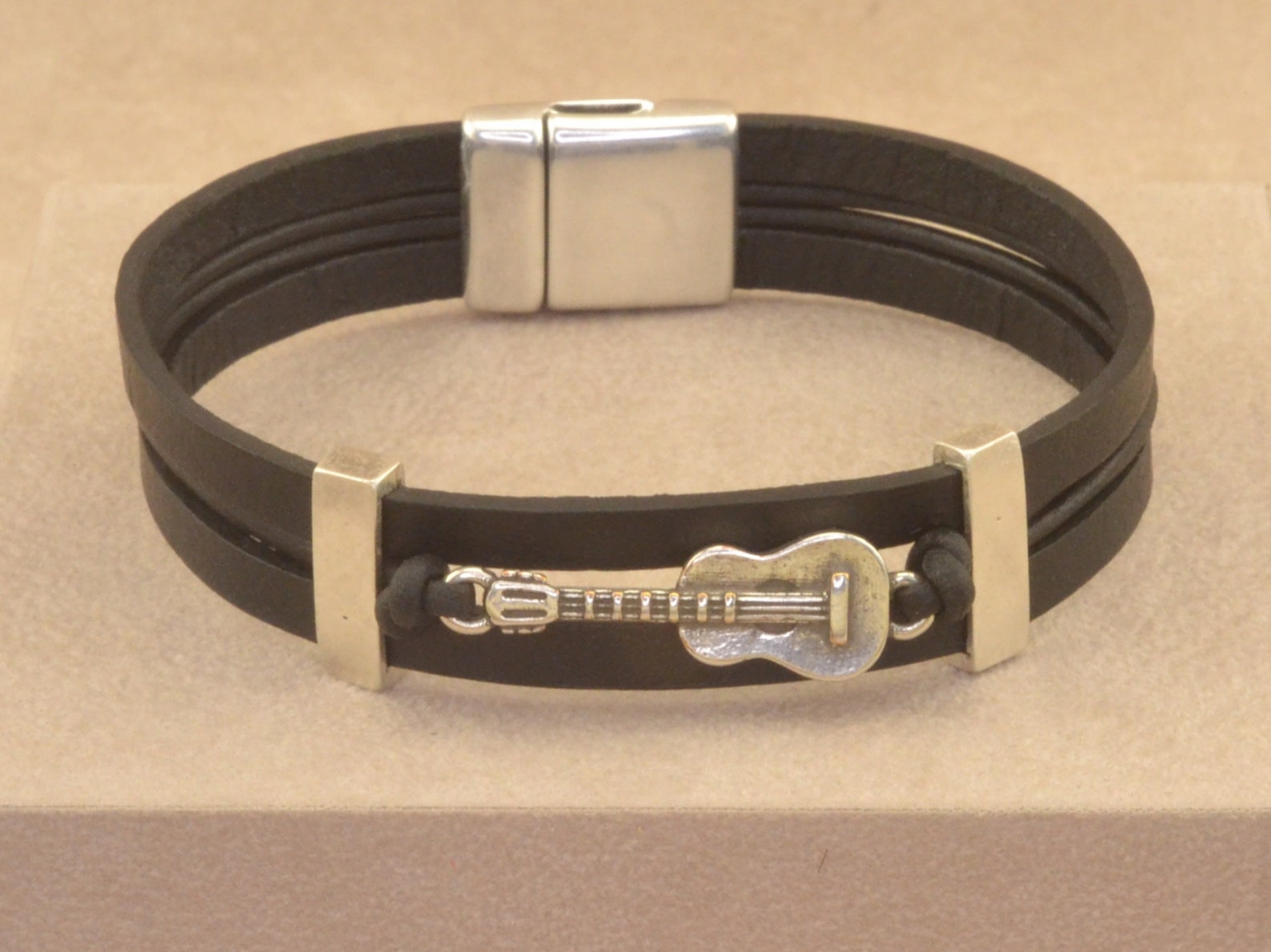 Guitar Bracelet Music Bracelet Guitar Charm Music Gifts - Etsy