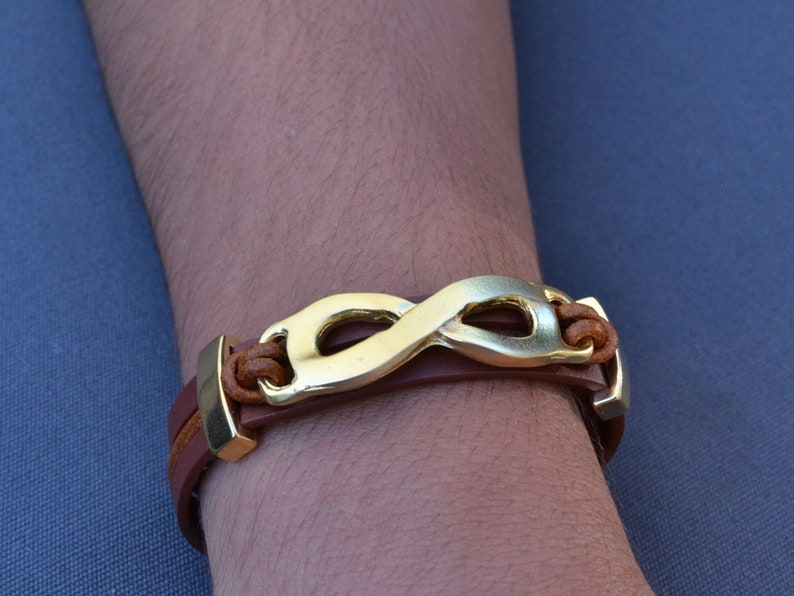 Gold Infinity Bracelet Women Infinity Jewelry Gold Infinity Etsy