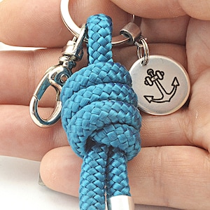 Custom Rope Knot Keychain – Personalized Paracord Key Ring With ...