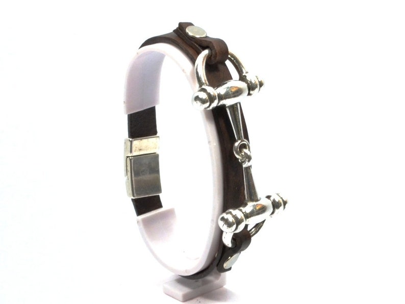 Snaffle bit couples bracelets horse bit bracelet men women | Etsy