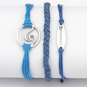 Customized Surfboard Bracelet Stack Surf Jewelry for Women Handcrafted ...