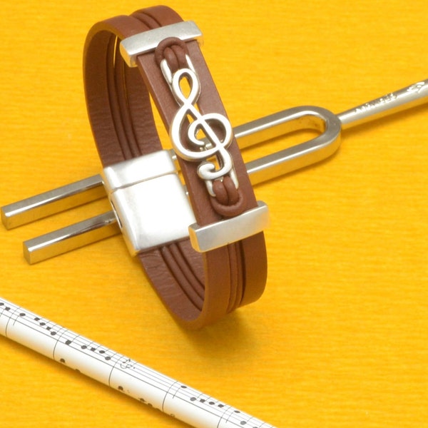 Music Note Bracelet - Etsy