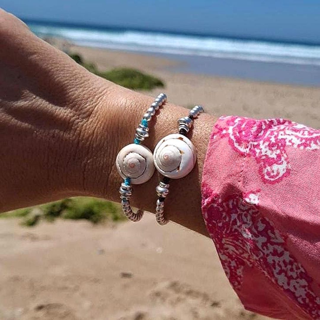 Puka Shell Bracelets, Shiva Bracelet, Boho Beach Bracelets, Beach ...