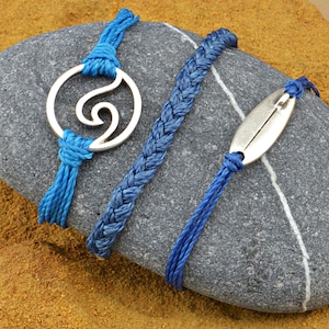 Customized Surfboard Bracelet Stack Surf Jewelry for Women Handcrafted ...