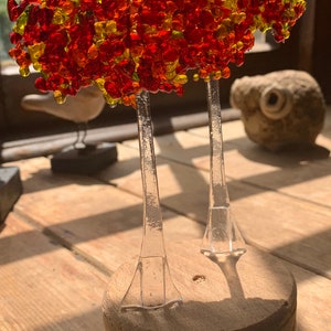 Red Glass Trees - Etsy