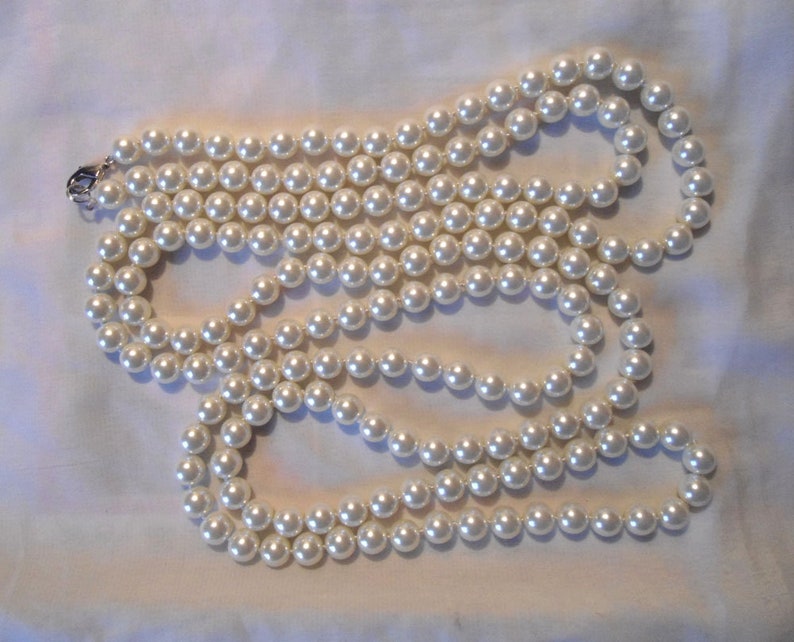 Long Pearl Necklace,60