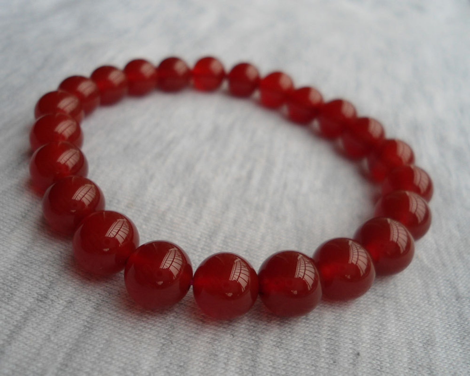 Agate Bracelet Red Agate Bracelet Pure Natural Red Agate - Etsy