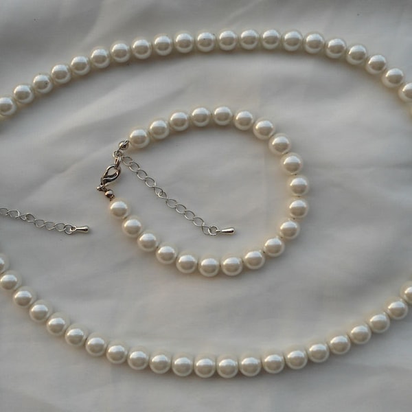 Ivory Pearl Set - Etsy