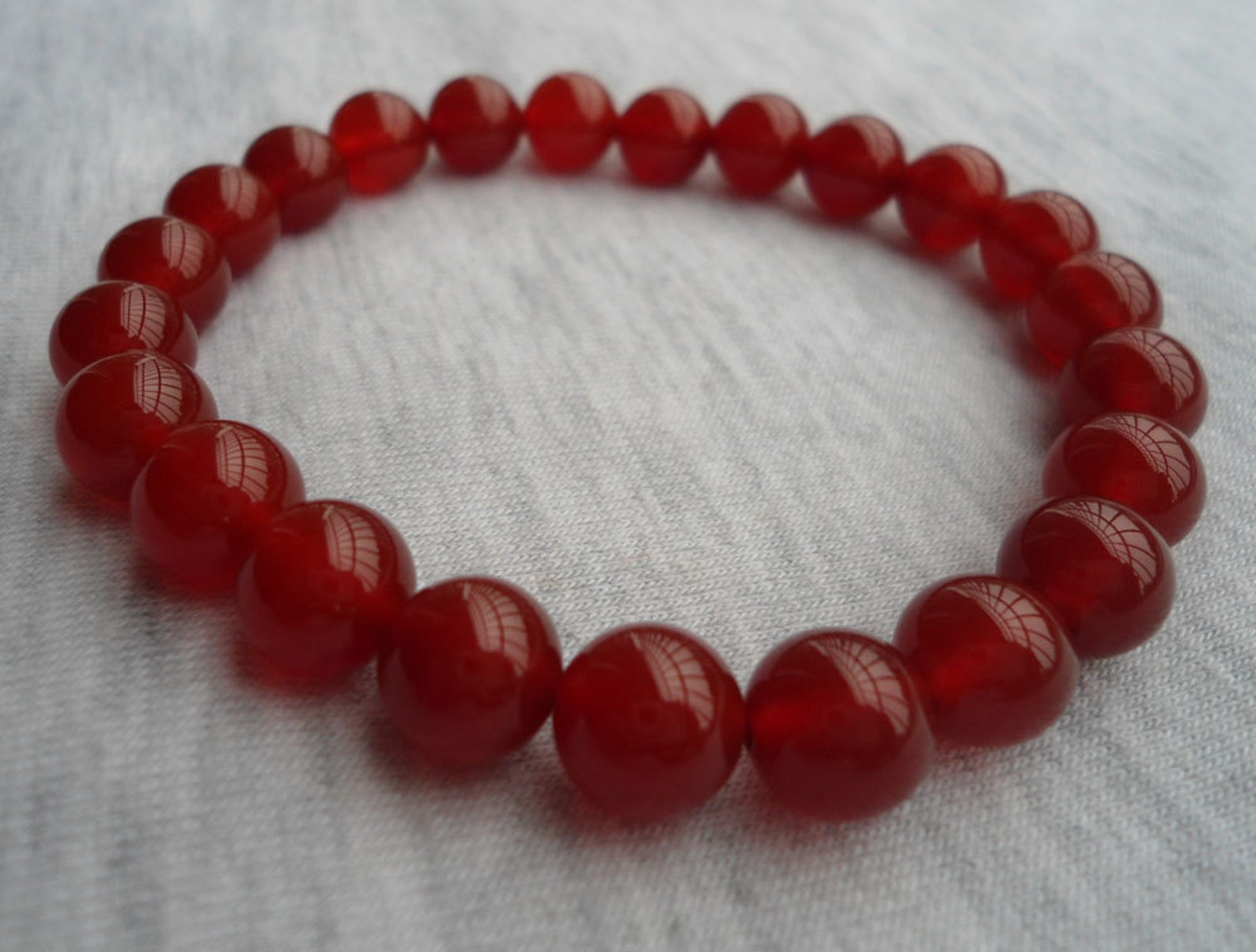 Agate Bracelet Red Agate Bracelet Pure Natural Red Agate - Etsy