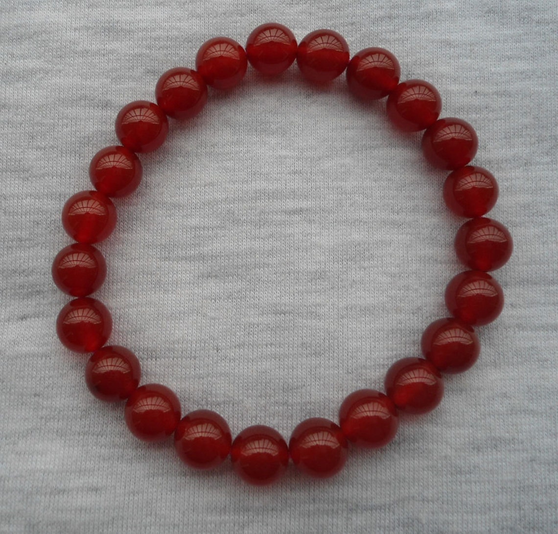 Agate Bracelet Red Agate Bracelet Pure Natural Red Agate - Etsy