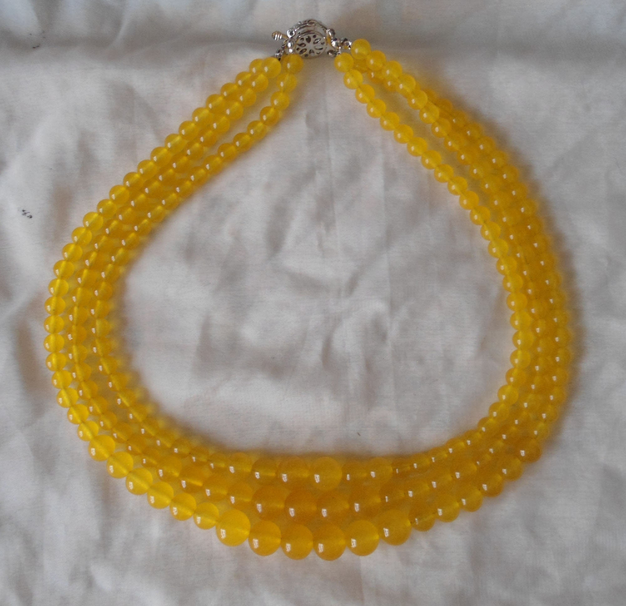 Jade Necklace,yellow Jade Necklace,wedding Necklace,bridesmaid Necklace ...