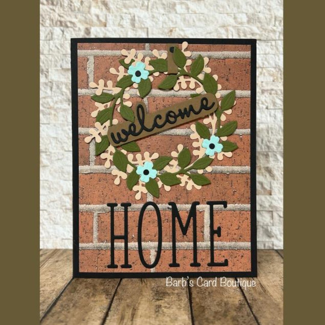 Housewarming Card, Welcome Home Card, Handmade Greeting Card, With ...
