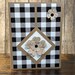 Farmhouse Style Blank Greeting Card for Her, or Note Card, Black and ...