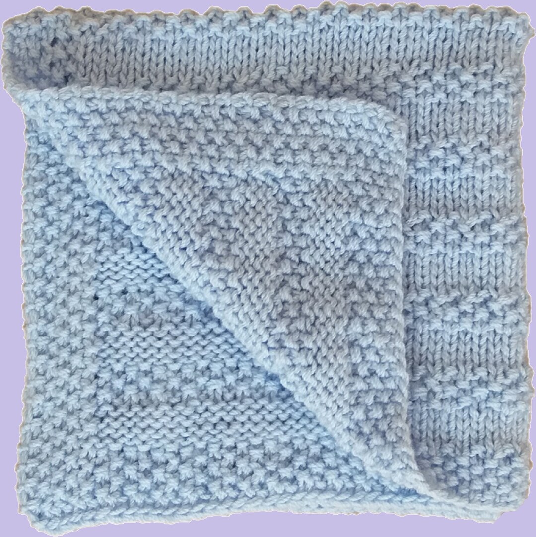 KNITTING PATTERN / Bonny Blue Blanket / Pram Cover / Throw / Blankets ...