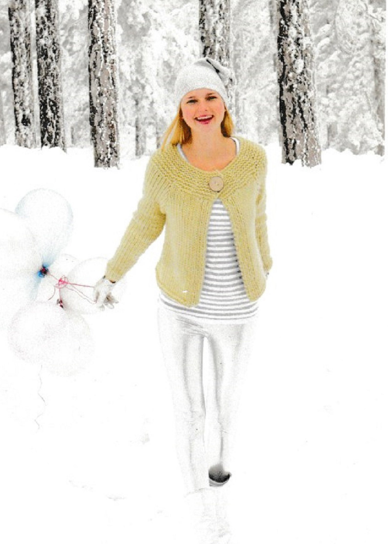 KNITTING PATTERN / One Button Wonder / Super Chunky Cardigan / - Etsy UK