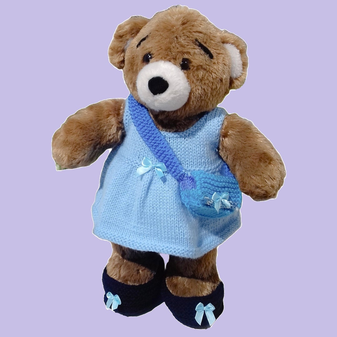KNITTING PATTERN / Shoulder Bag for Teddy / Teddy Bear / Teddies / Bags ...