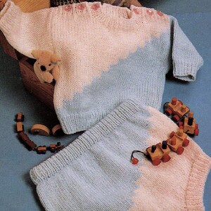 Machine KNITTING PATTERN / Bond Knits for Baby / Sweater and - Etsy