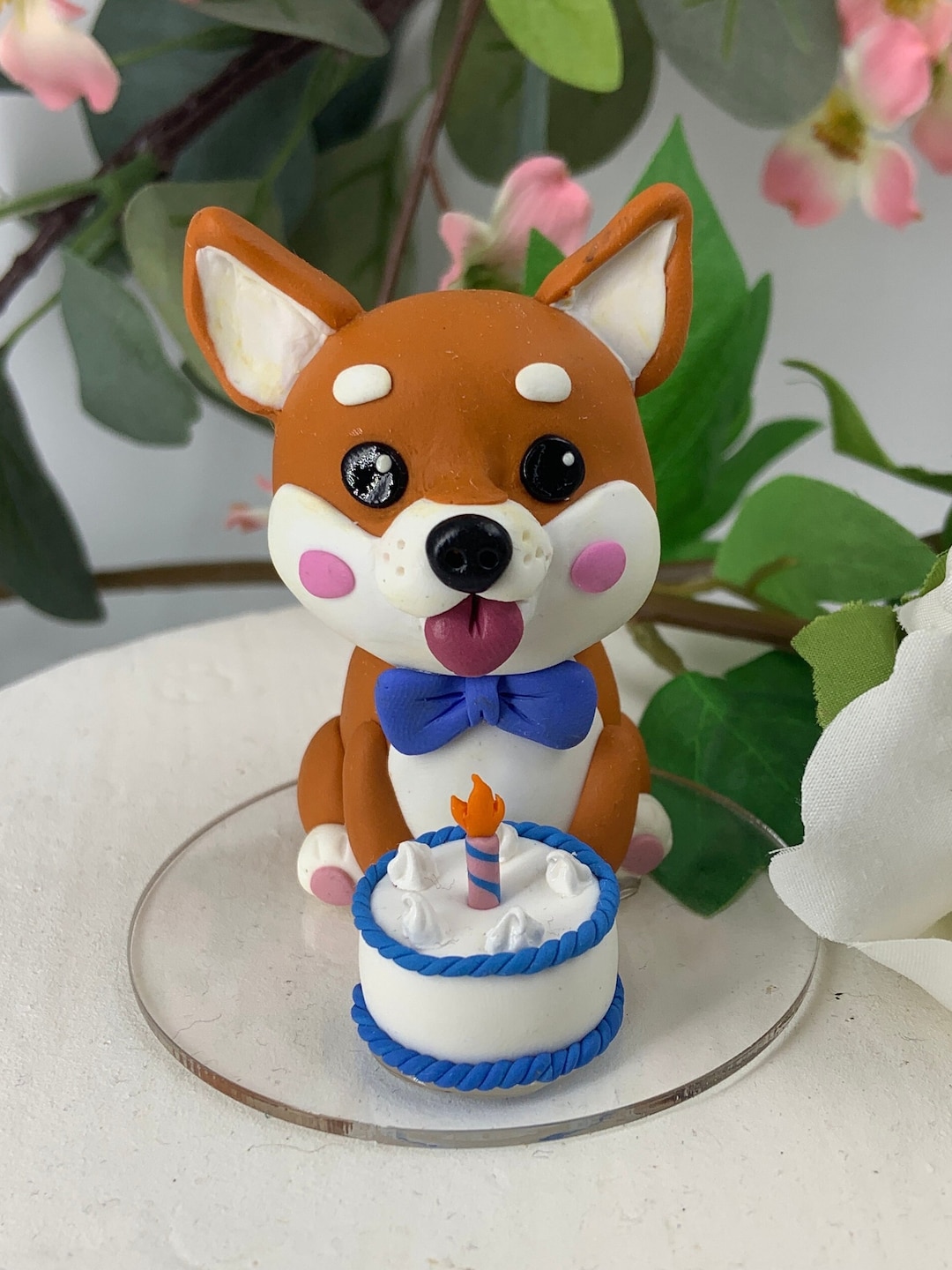 Shiba Inu Dog Birthday Cake Topper - Etsy