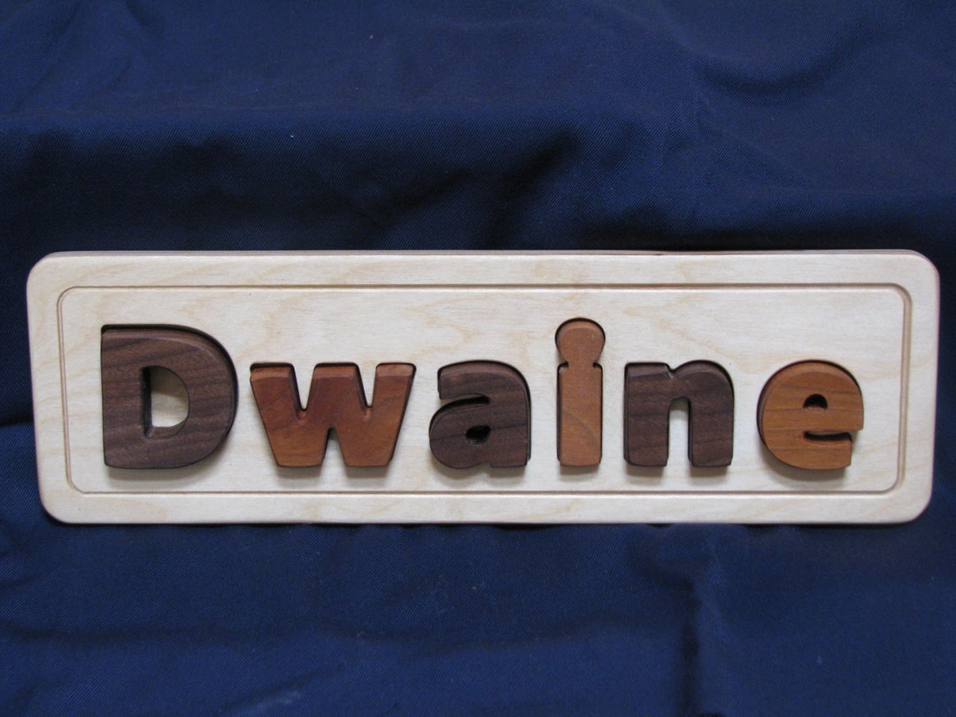 Custom Name Puzzles - Names With (3) to (8) Letters. See Description ...