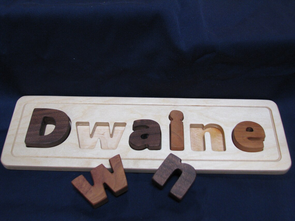 Custom Name Puzzles Names With 3 to 8 Letters. See | Etsy