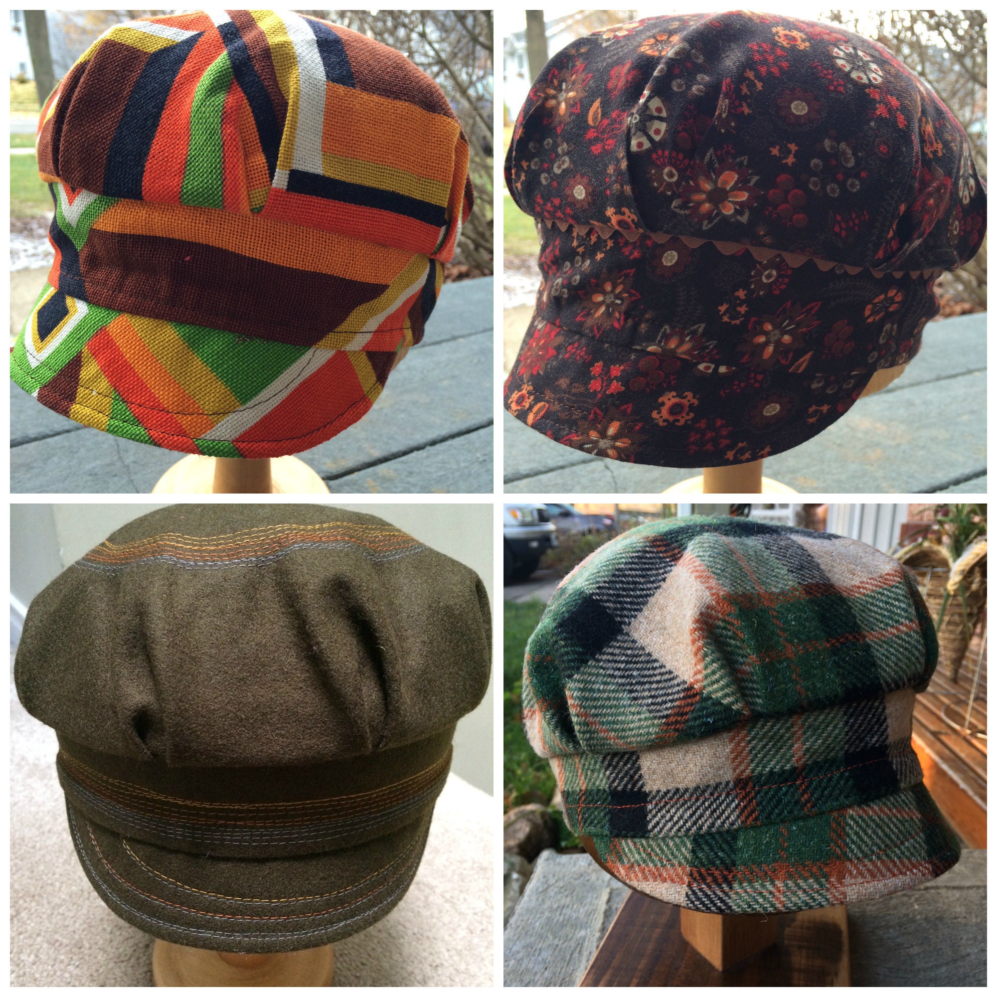 Hat Sewing Pattern, the Ellie Hat, Reversible Hat Instant Download PDF Sewing Pattern, Womens ...