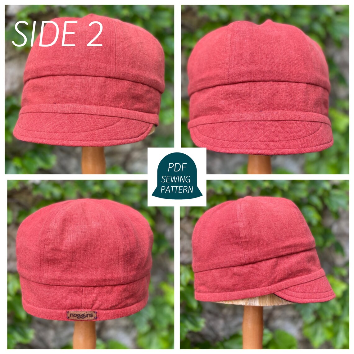 Hat Sewing Pattern, the Anne Hat, Reversible Hat Instant Download PDF ...