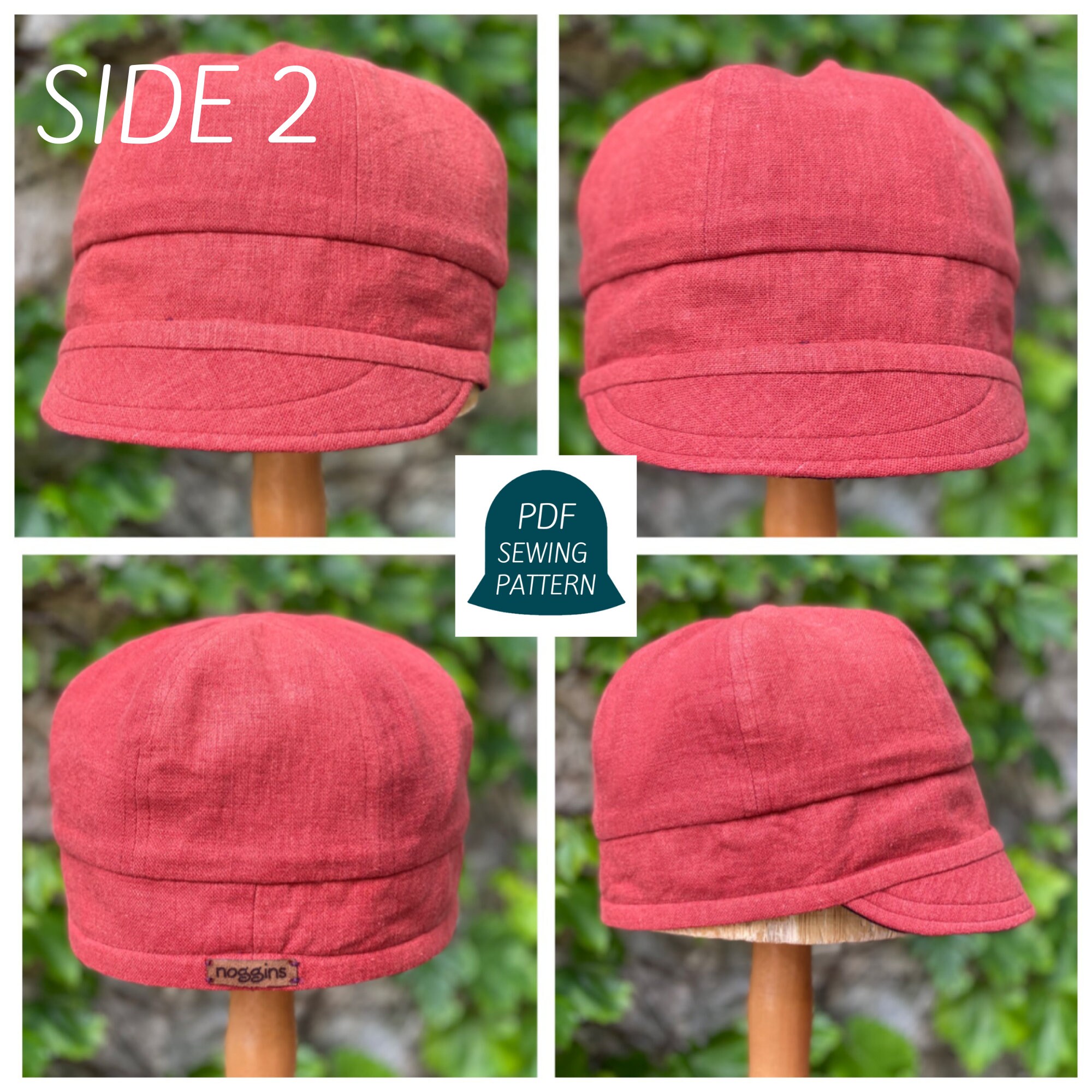 Hat Sewing Pattern, the Anne Hat, Reversible Hat Instant Download PDF Sewing Pattern, Hat ...
