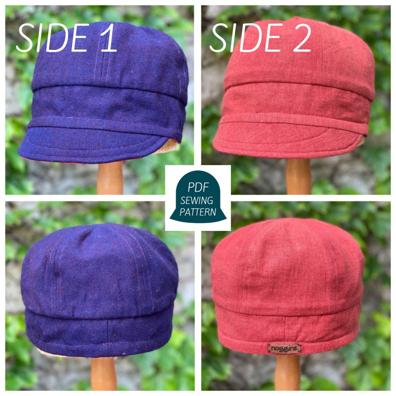 Hat Sewing Pattern, the Anne Hat, Reversible Hat Instant Download PDF ...