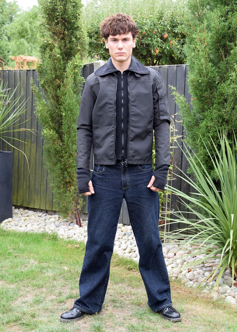 Vexed Generation Laser Cut Jacket 1990s Vintage Mixed Fibre With Inner ...