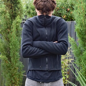 Vexed Generation Laser Cut Jacket 1990s Vintage Mixed Fibre With Inner ...