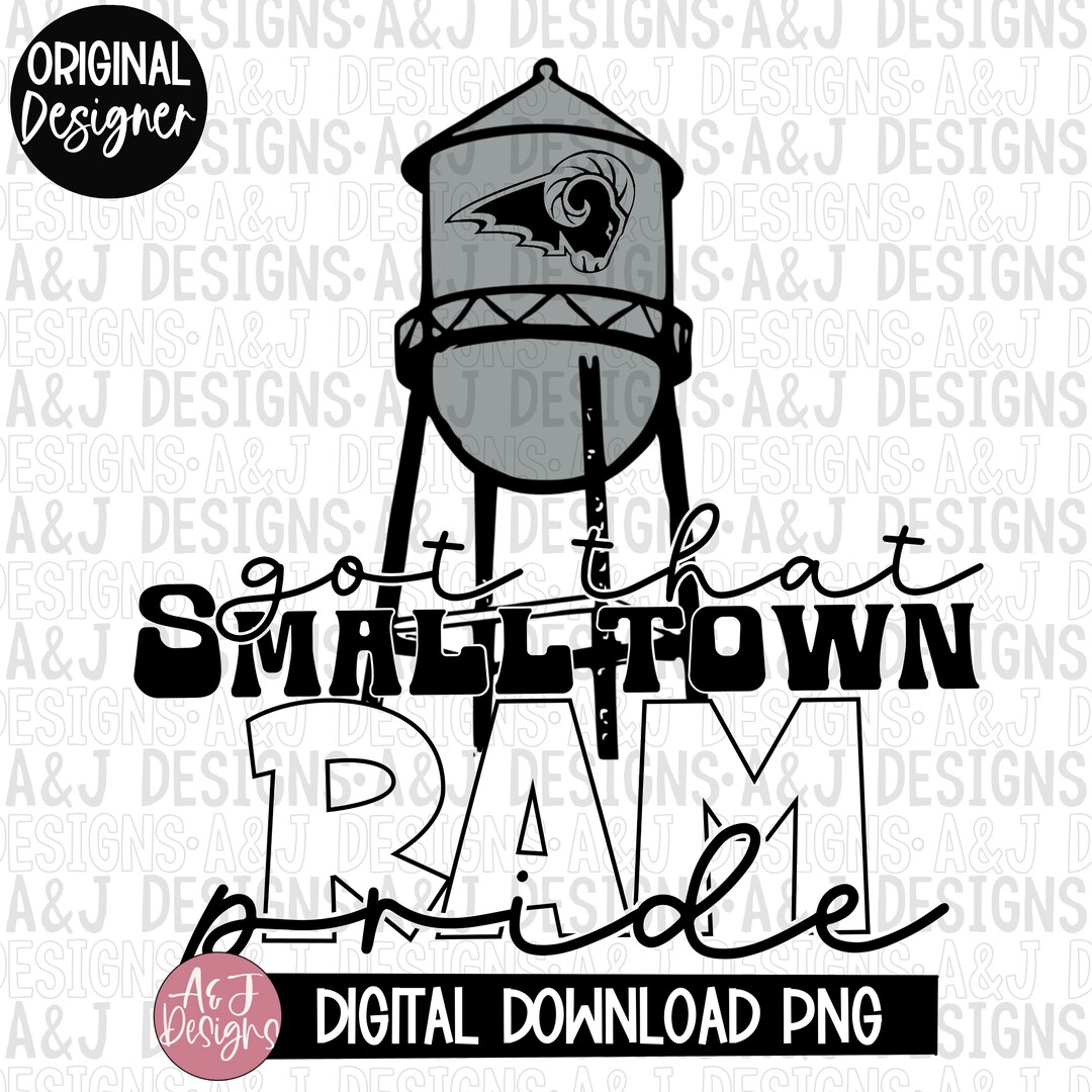 Smalltown Ram Pride Png,digital Download,small Town Designs ,sports ...