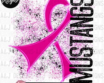 Mustangs Pink Out. Sublimation/png Clipart - Etsy