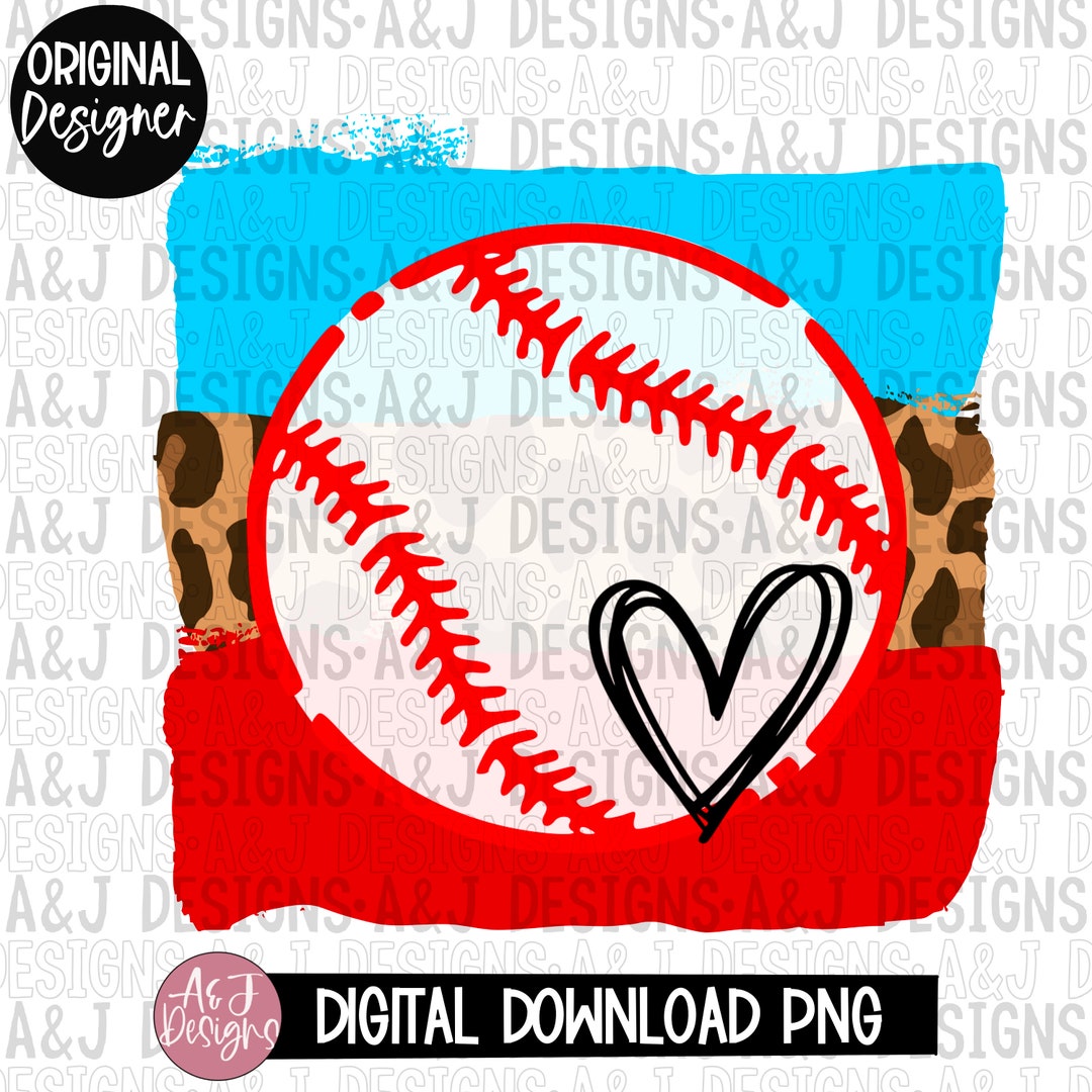 Baseball Brush Stroke Png,digital Download,sublimation File,baseball ...